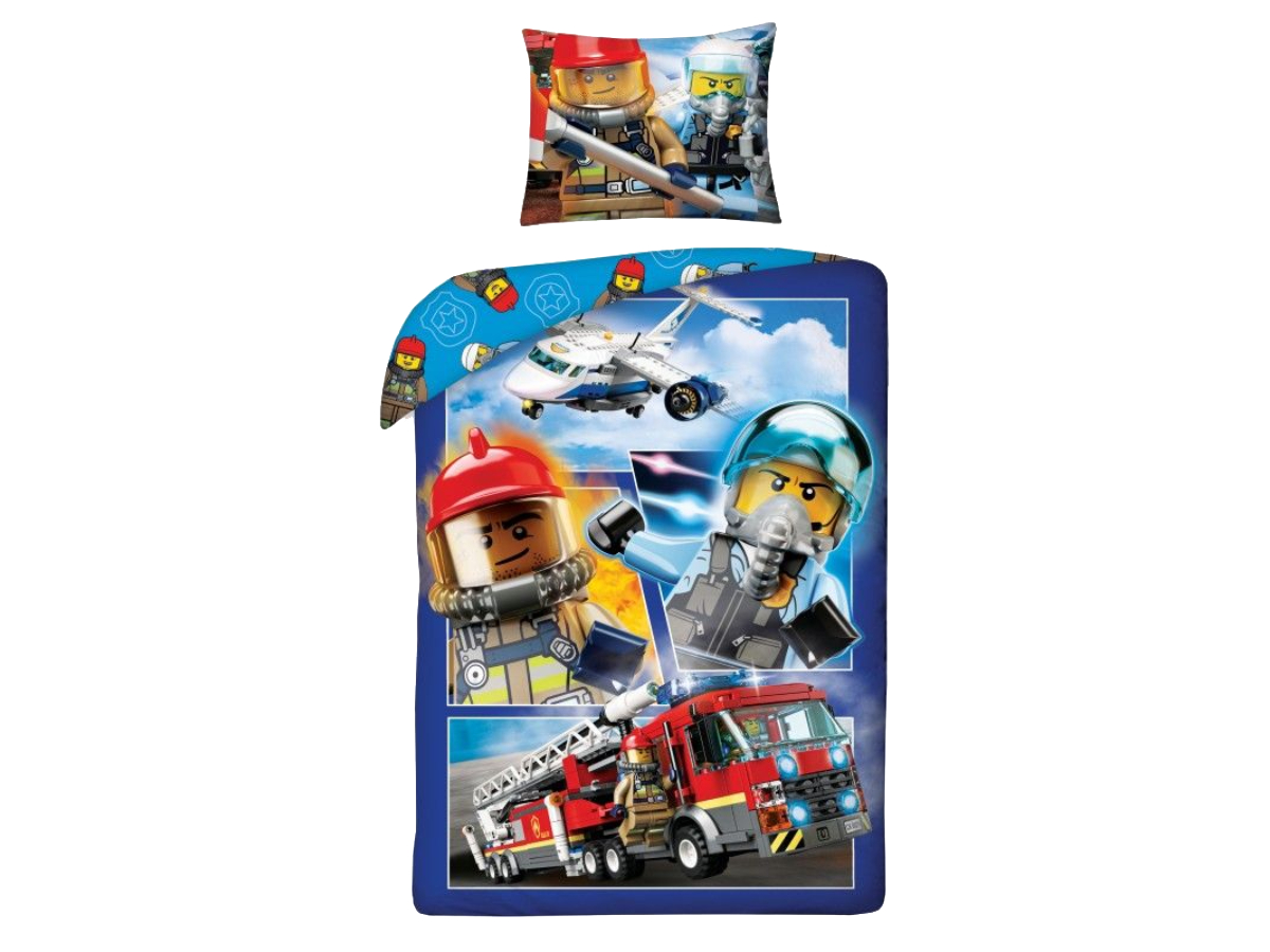 Dětské povlečení LEGO CITY 822 - Rodinné balení